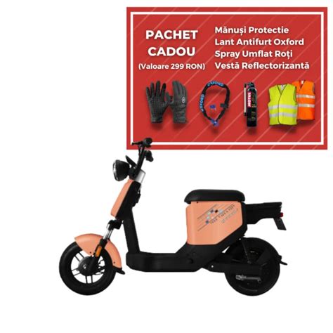 Bicicleta Electrica Tip Scuter ZT 05 A G Motor 350W 48V 12Ah GRAPHENE