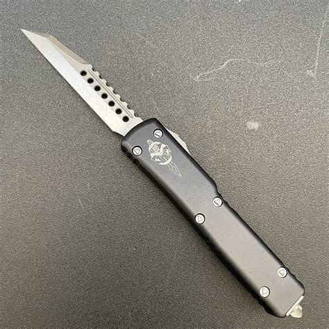 Microtech Utx 70 Se Warhound Stonewash Standard Signature Series 419w