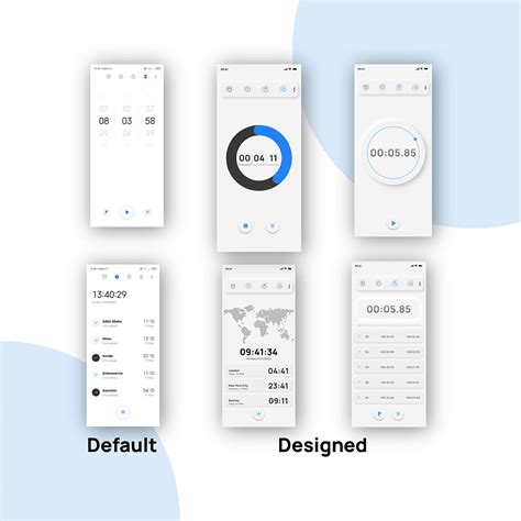 Clock App UI Design On Behance Clock App UI Design On Behance