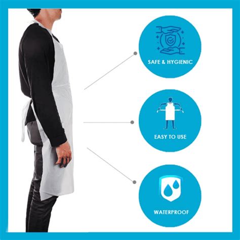 Pe Apron Opaque White 100pcspack — Ielderasia