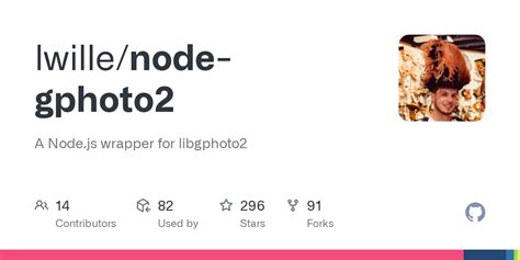 Github Lwille Node Gphoto A Node Js Wrapper For Libgphoto