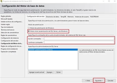 instalar SQL Server Guía Paso a Paso Sqlserverdb
