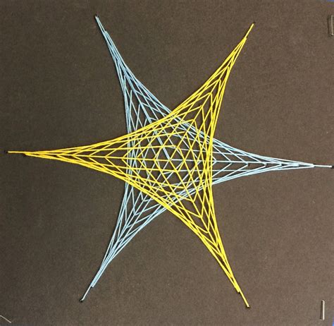 Art Paper Scissors Glue Mathematic String Art String Art String