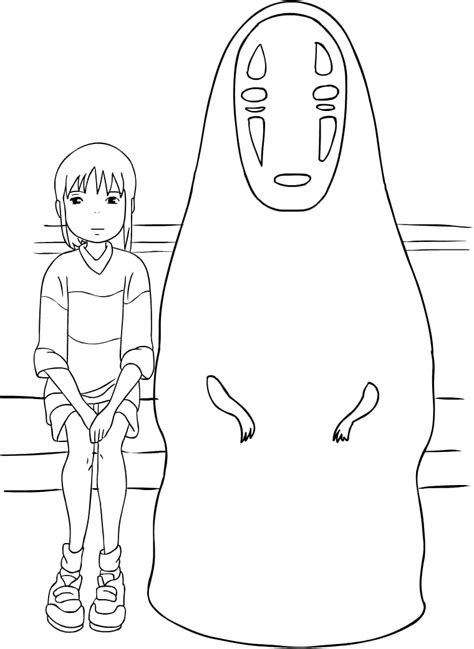 Ausmalbilder Spirited Away Kostenlose Malvorlagen