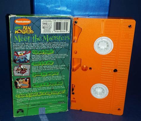 Nickelodeon Aaahh Real Monsters Meet The Monsters Vhs 1892334486