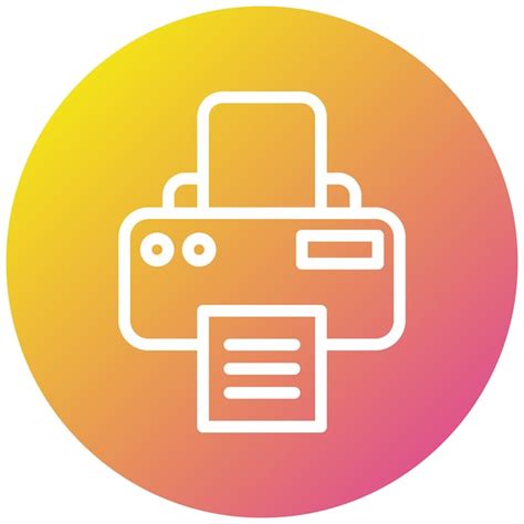 Premium Vector Printer Vector Icon Design Illustration