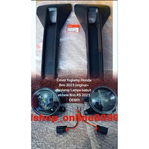 Jual Cover Foglamp Bumper Honda Brio RS 2023 Original Foglamp Lampu