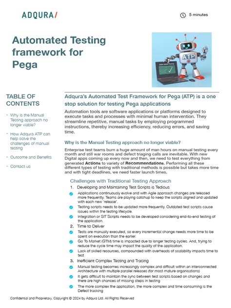 Adqura Automated Testing For Pega Download Free Pdf Software Testing Information
