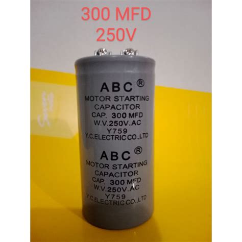 300 Mfd 250v Motor Starting Capacitor Shopee Philippines