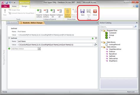 first letter uppercase only access tables vba and vb tutorials