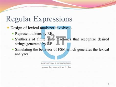 Regular Expressions To Finite Automata Pptx