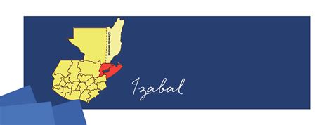 Mapa del Departamento de Izabal Físico y Político