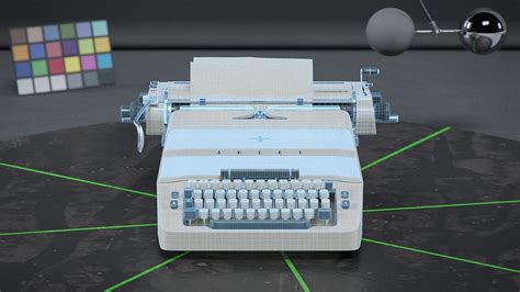 Typewriter From The Shining 3d Model Cgtrader