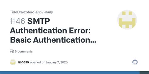 Smtp Authentication Error Basic Authentication Disabled · Issue 46