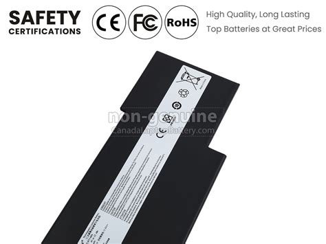 Msi Gf65 Thin Long Life Replacement Battery Canada Laptop Battery