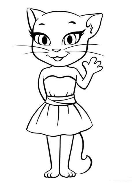 Dibujo De Dibujo De Angela Para Colorear Y Imprimir Dibujos Para Colorear