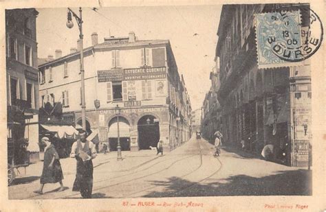 Cpa Algerie Alger Rue Bab Azoun Eur 3 80 Picclick Fr