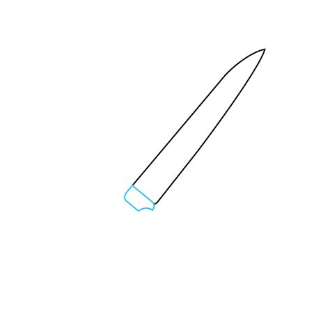 How To Draw A Knife Step By Step
