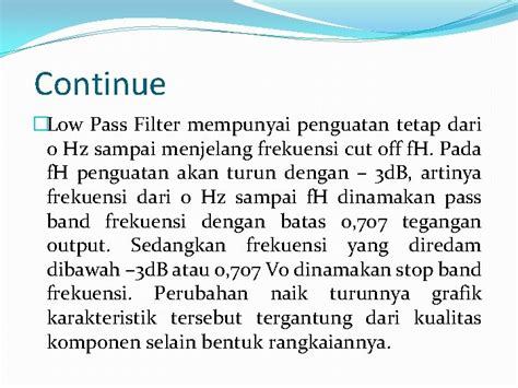 Filter Filter Aktif Pada Rangkaian Dibagian Listrik Sering