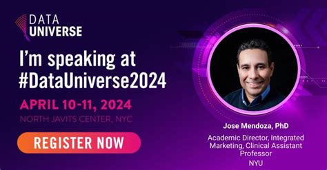 Dr Jose Mendoza On Linkedin Im Speaking At Data Universe 2024 Join Me