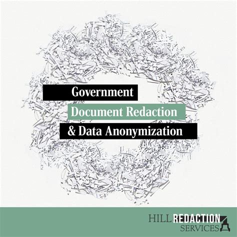 Hill Redaction Services On Linkedin Anonymizing Data Can Be Complex