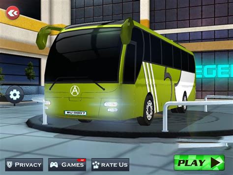 Bus Simulator Game Main Menu Gui Design