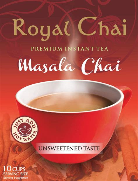 Buy Royal ChaiUnsweetened Pack Of 10 Sachets Masala 180 Gram Online