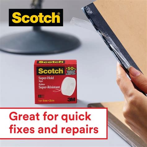 Scotch Super Hold Secure Tape 19mmx25 4m 700k Eu