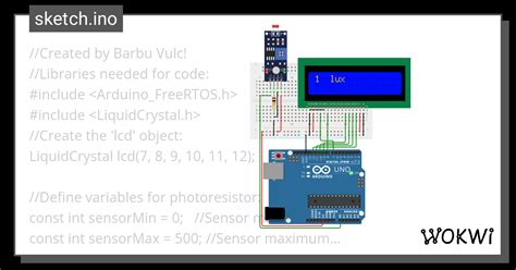 Light Detection With FreeRTOS Ino Copy Wokwi ESP32 STM32 Arduino