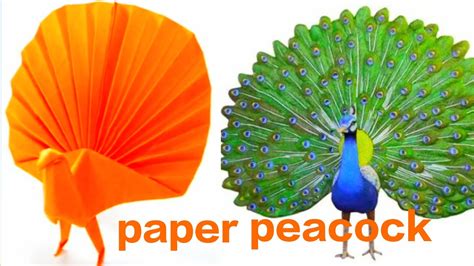 How To Make Paper Peacock Easy Paper Peacock How To Make Paper