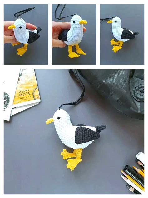 Amigurumi Seagull Free Pattern Amigurumi Seagull Crochet Pattern Crochet Bird Patterns