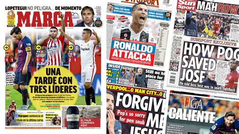 Lopetegui Y El Pinchazo Del Barcelona En Las Portadas Repasamos Las