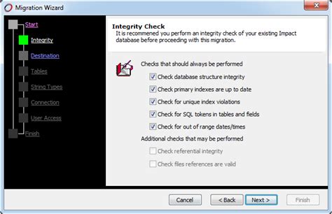 Migration Wizard Impact Cad