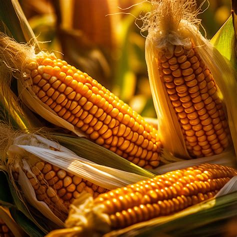 Freshly Harvested Golden Corn Close Up Pictures Of Food • Foodiesfeed