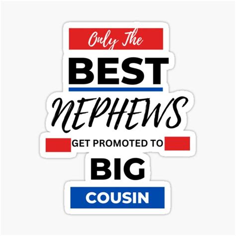 Only The Best Nephews Get Promoted To Big Cousin Pregnancy Cousin