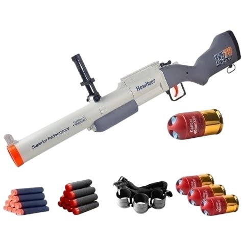 Grenade Launcher Shell Ejecting Rocket Toy Gun Foam Dart Soft Bullet