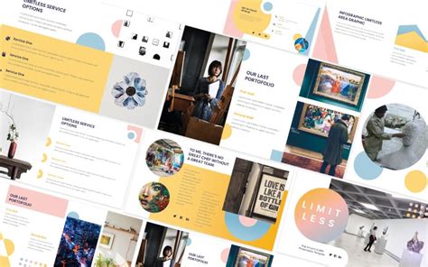 Limitless Pop Art And Graffiti Powerpoint Template