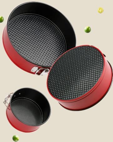 Amazon SHIKORI Springform Pan Set Nonstick 3pcs 4 7 9 In