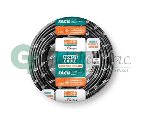 CABLE NH 90 LIBRE DE HALOGENO 10MM2 NEGRO 450 750V INDECO