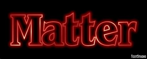 Matter Text Effect And Logo Design Word