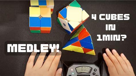 Speed Cubing Medley Pyraminx 2x2 3x3 And Skewb Youtube