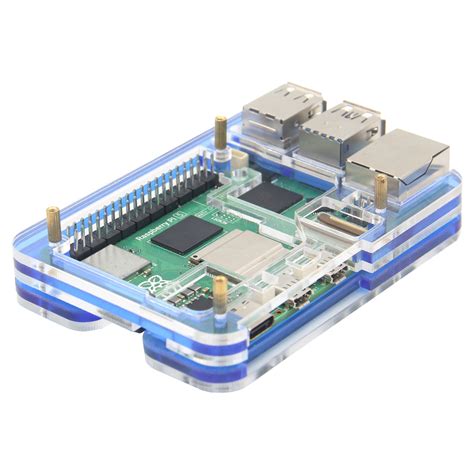 geekworm 5 layers acrylic case for raspberry pi 5 only