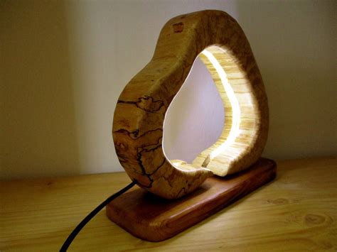 Tree Trunk Lamp Floor Lamp Designer Light Table Lamp Made Of Birch And Spruce Etsy