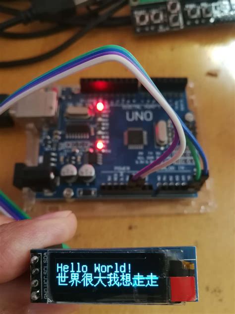 【雕爷学编程】arduino动手做（136） 091寸oled液晶屏模块3 Makelog造物记