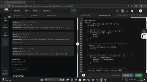 Vikrant Mishra On Linkedin Dsa Geeksforgeeks Codingjourney Problemsolving Day5 Keeplearning