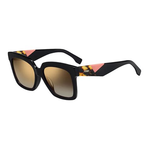 Fendi Womens Sunglasses Black Gold Brown Fendi Touch Of Modern