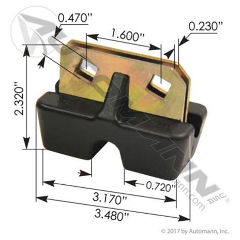 Automann Hlk2005 Freightliner Hood Bushing