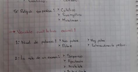 Bioestadistica Jue Sab Tarea Ejemplos De Los Tipos De Variables