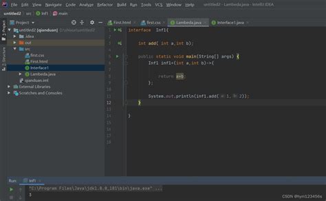 Lambda入门 Csdn博客