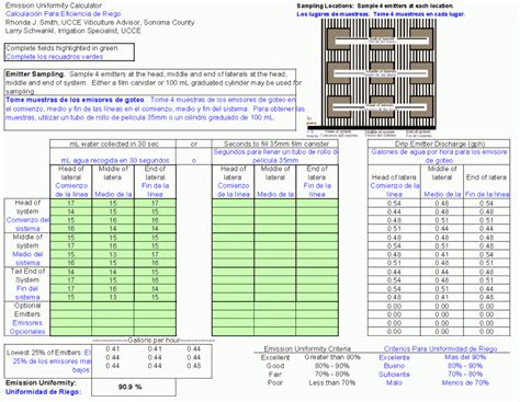 Irrigation Spreadsheets Excel Payment Spreadshee Irrigation